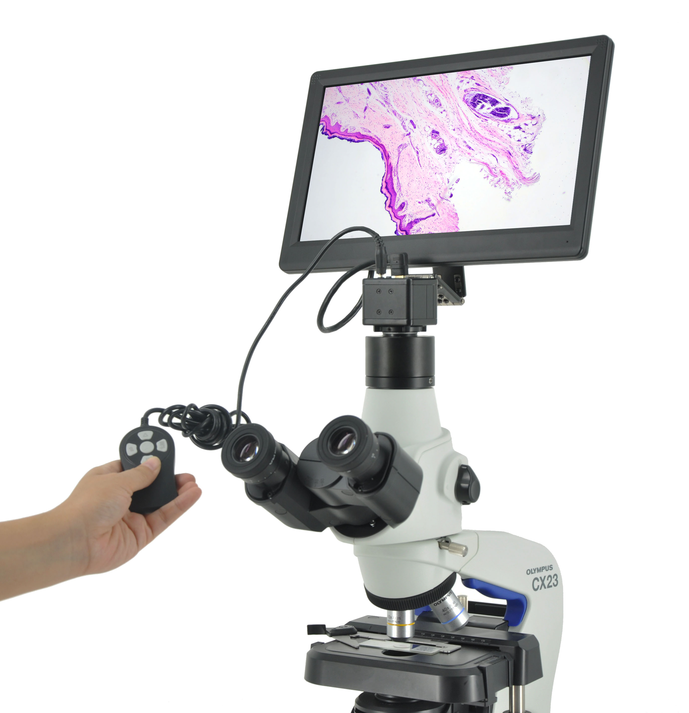 CE210 HDMI Microscope Camera with 12.5-Inch 1080P LCD Display_Microscope X