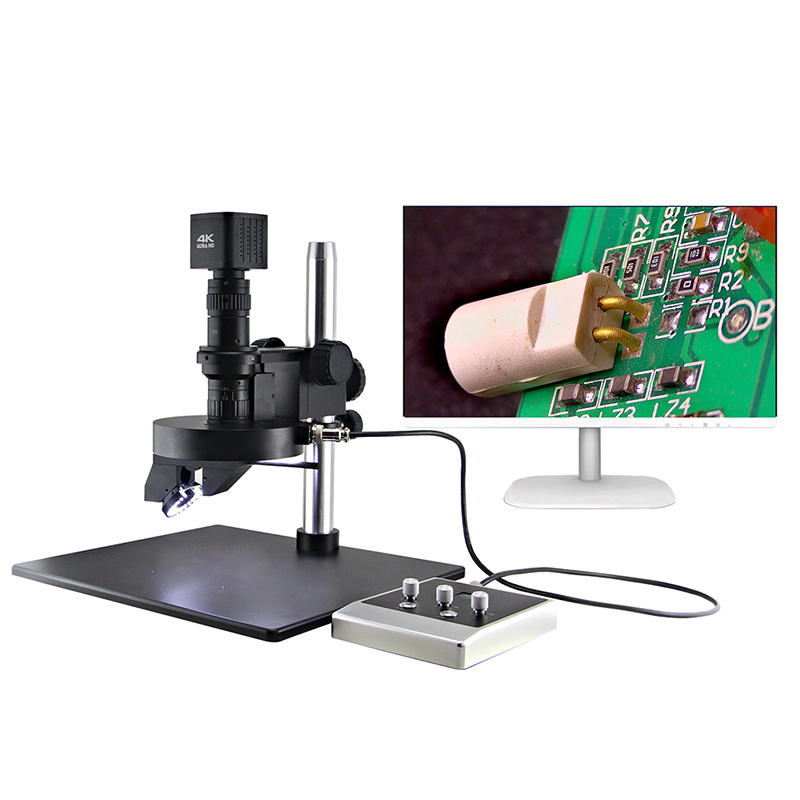 DTE-25 Motor Drive Auto Stereo 14~120X Digital 3D Microscope with 4K ...